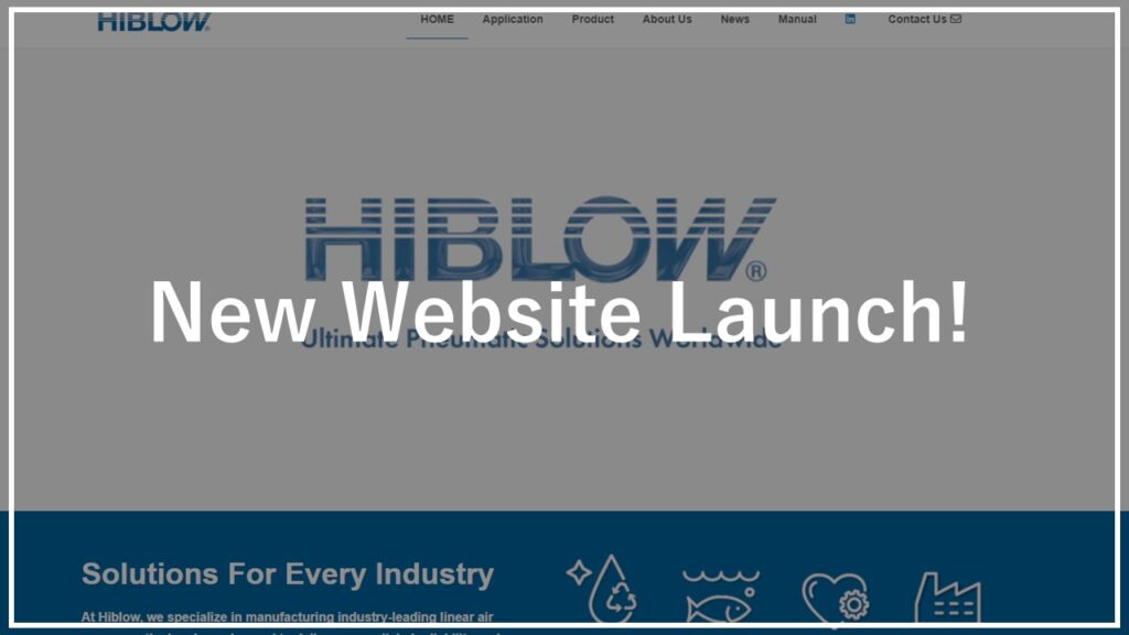 New Website Launch | HIBLOW-EU.com HIBLOW GroupOfficial website